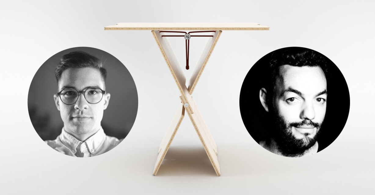den hydesk-Gründern Finian Carey und Daniel Brunsteiner - Rocketeer
